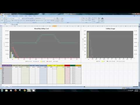 Excel Utility Tracker