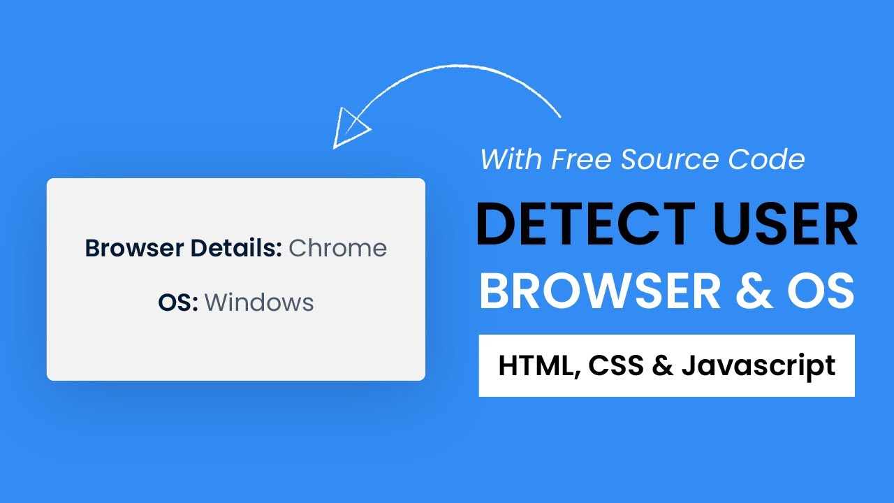 Detect User Browser and OS Using Javascript | HTML, CSS & Javascript