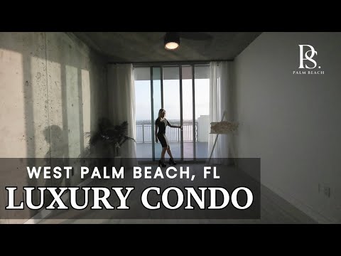 Luxury Designer High-Rise Condo Tour | Walk to Everything in Downtown West Palm Beach