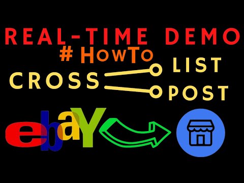 eBay - - - FACEBOOK MARKETPLACE 2021 CROSSLIST / CROSSPOST Real-Time Demo #HowTo