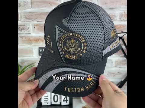 Classic Cap For Those Who Served! 🇺🇸✨ #shorts #veteran #military #veterans #usarmy #usaf #usnavy
