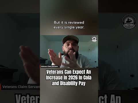Veterans Can Expect An Increase In 2026 In Cola and Disability Pay. WIN! #veterans #vaclaims #vets