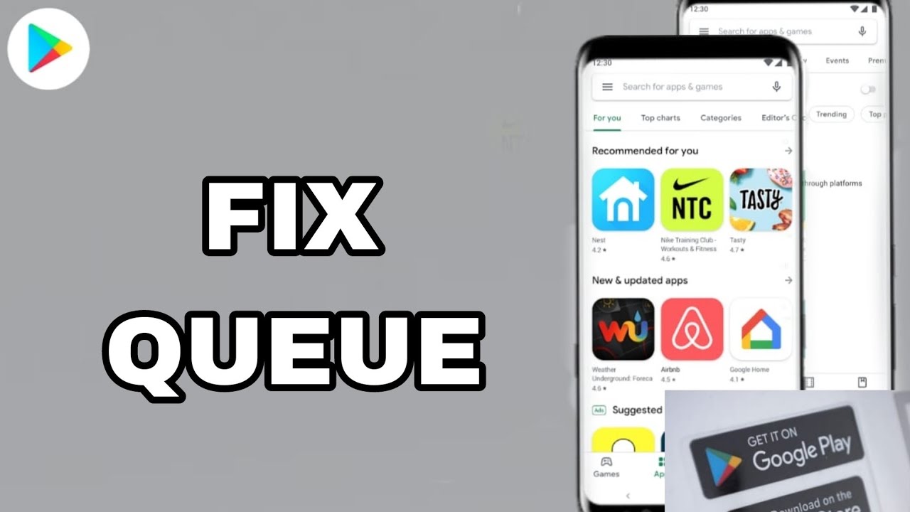 How To Fix And Solve Queue On Google Play Store App | Final Solution