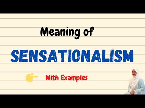 Daily vocabulary | Sensationalism Meaning | Vocabgram