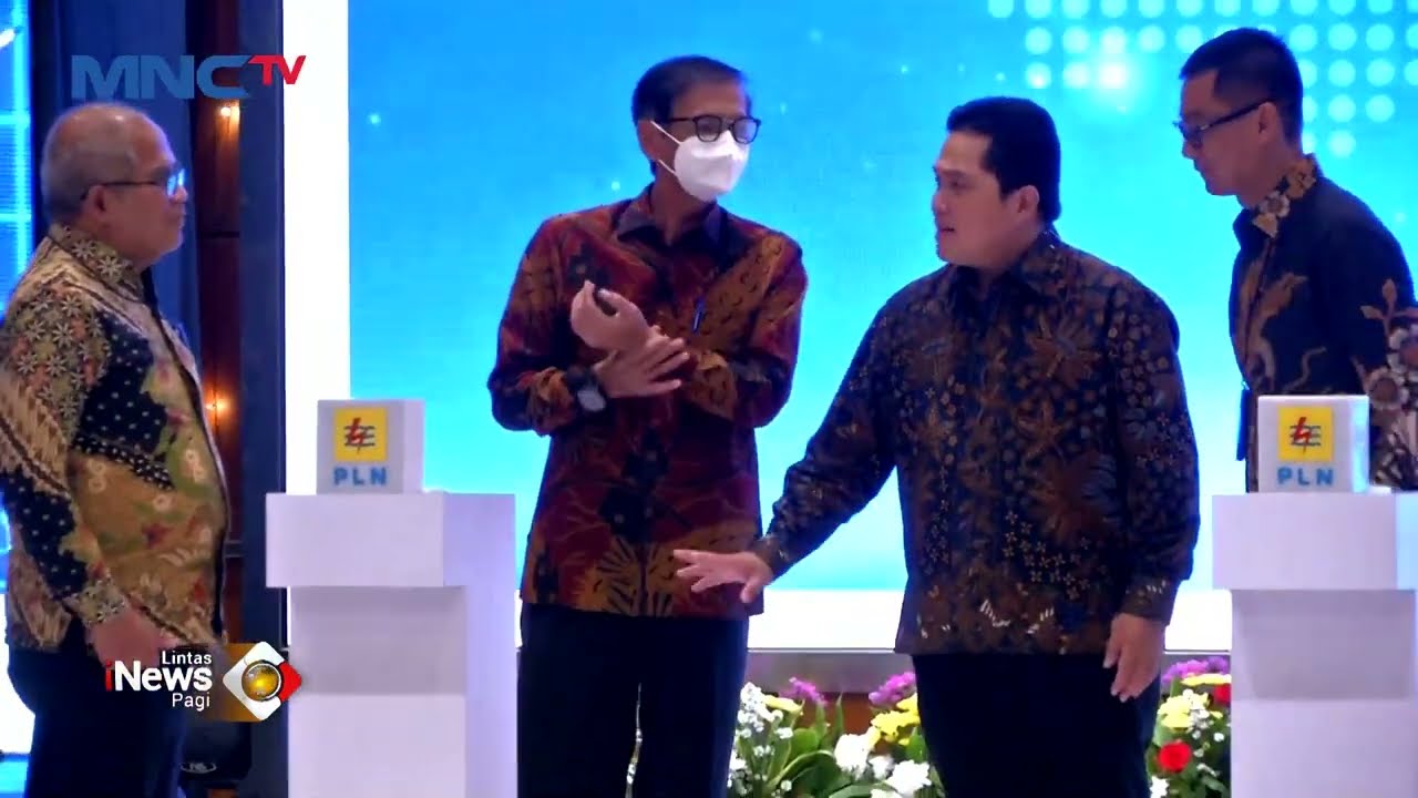 Menteri BUMN Erick Thohir Resmikan Holding PLN #LintasiNewsPagi 25/09