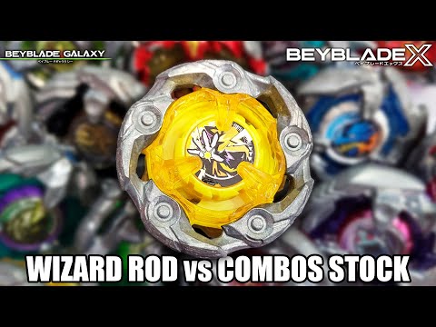 WIZARD ROD 5-70DB vs TODOS OS STOCK (até o momento) [Beyblade X ...
