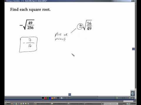 Section 2 7 A Square Roots