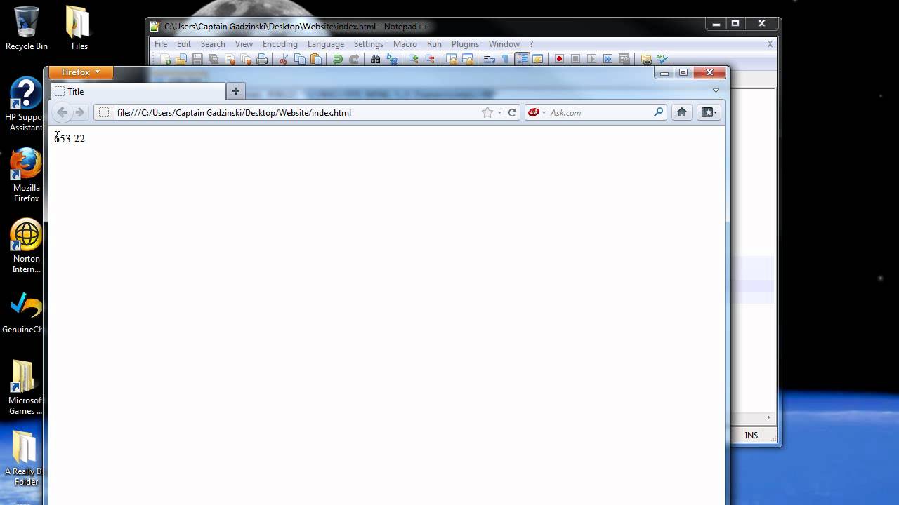 Javascript Tutorial 13 - String Object, Number Object, and Boolean Object