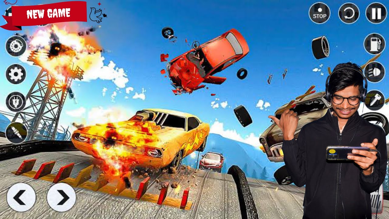 Car Dummy Test Drive Car || New Car Crash Game 2024 || Car Crash Game || Car Dummy Test Game