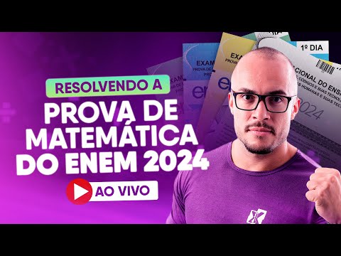 CORREÇÃO ENEM 2024 AO VIVO: Resolvendo todas as questões e comentando o gabarito!