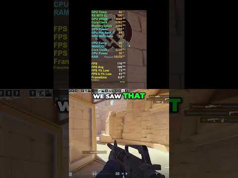 What can the RX 9070 XT do at 4K in Counter Strike 2?