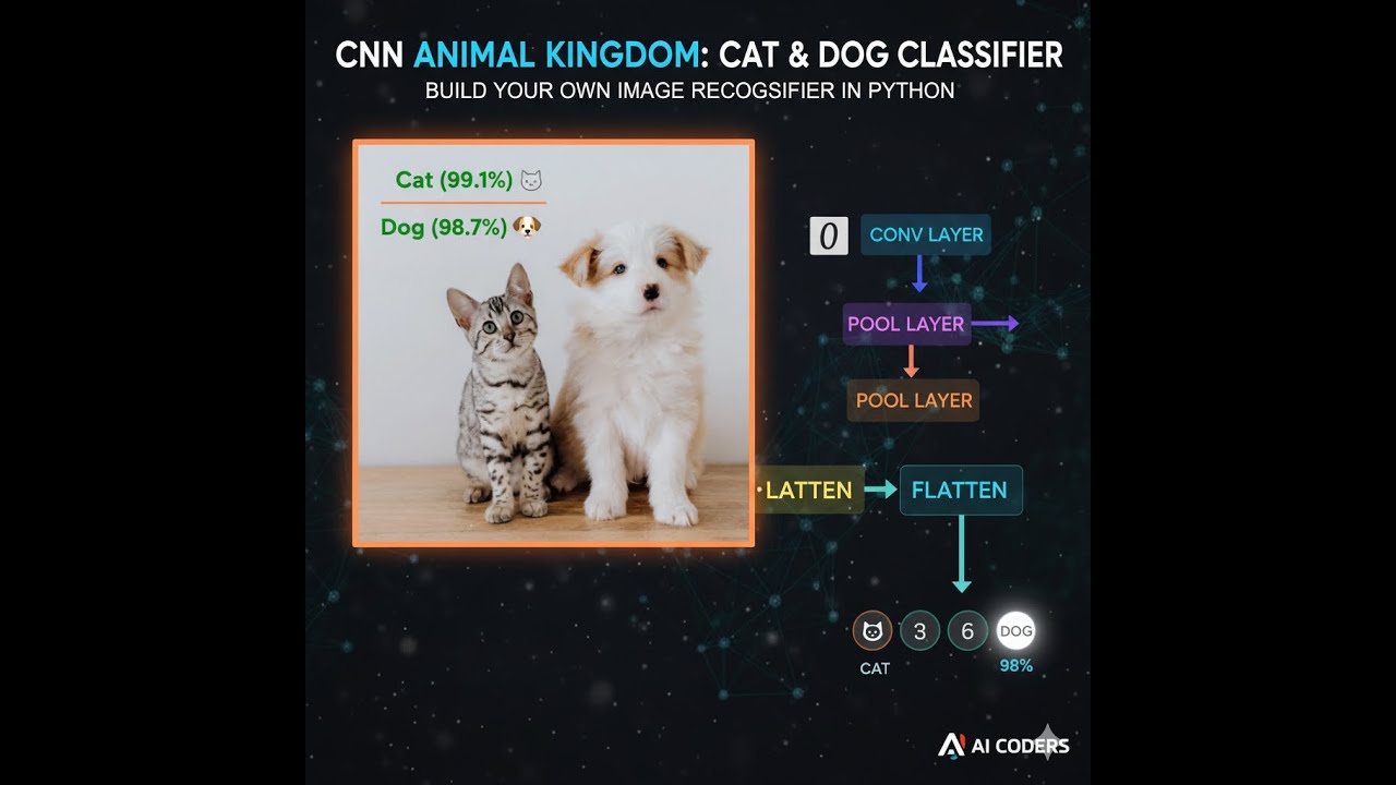 CAT AND DOG IMAGE CLASSIFICATION || CNN || Deep Learning || Computer Vision || Full Course