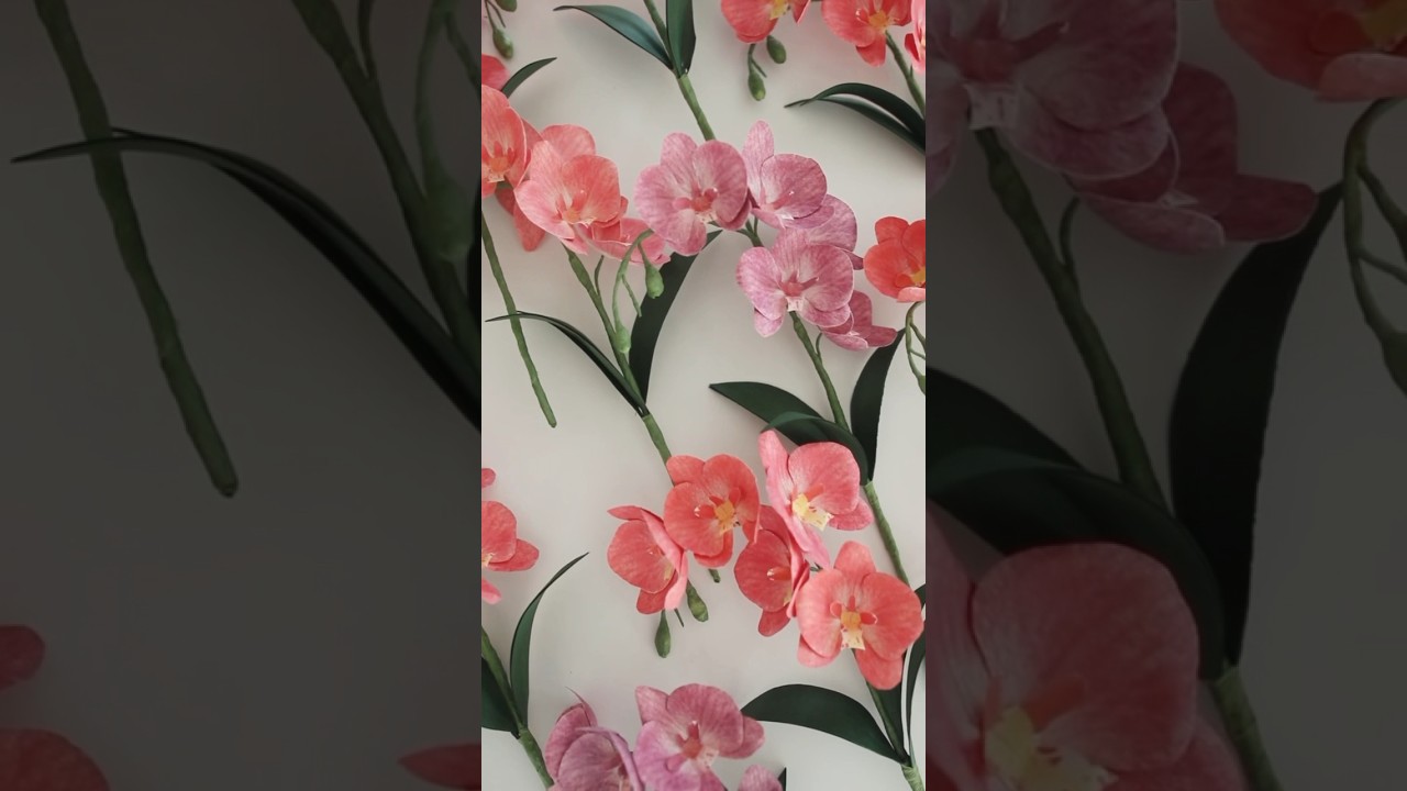 DIY paper orchid workshop #paperflower #diy #papercrafttutorial