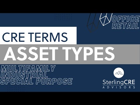 CRE Asset Types: What is...Multifamily? Retail? Office? Industrial?