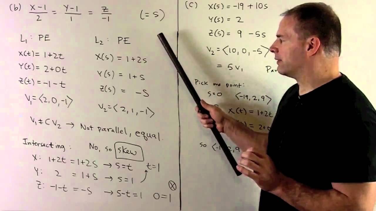 Example of Intersecting Lines