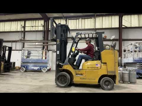 Toyota Box Car Special 9,000-LB. Capacity Forklift, Model 7FGCU45-BCS ...