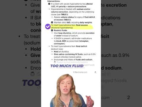 How to answer a question about sodium on the NCLEX🧐 #NCLEX #nursingstudent #nursingschool