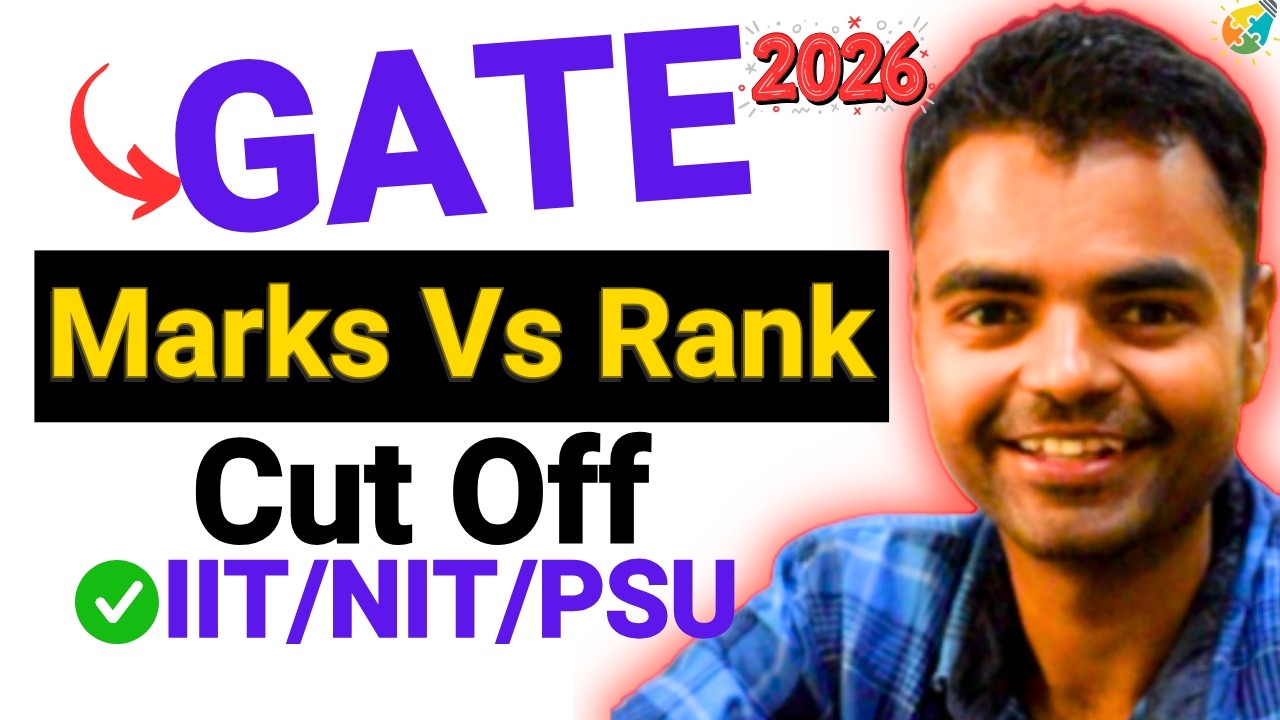GATE 2026 Marks Vs Rank, IIT MTech Cutoff 2025, NIT MTech Cut off 2025, PSU Cut off Through GATE