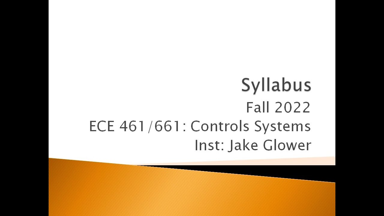 ECE 461 00 Syllabus (Fa22)