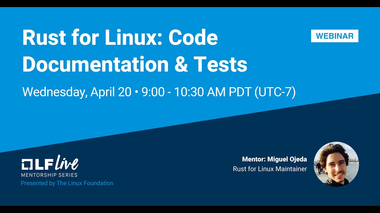 Mentorship Session: Rust for Linux: Code Documentation & Tests