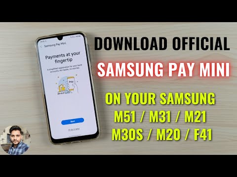 Download Official Samsung Pay Mini On Any Samsung Devices M51, M31, M30s, M21, M20, F41