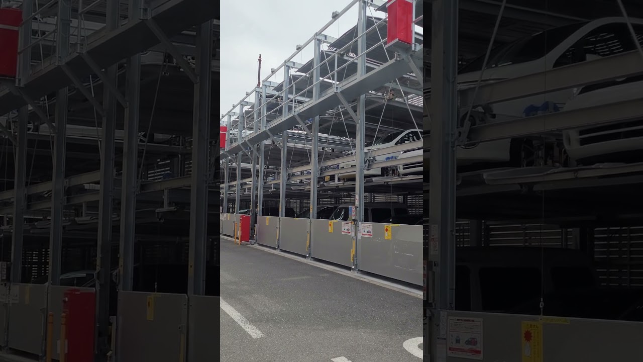 Multilevel Parking Japan #shorts #ytshorts