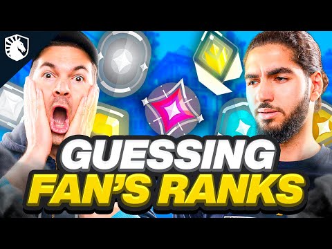 When Liquid VALORANT Pros Guess YOUR Ranks ?! #1