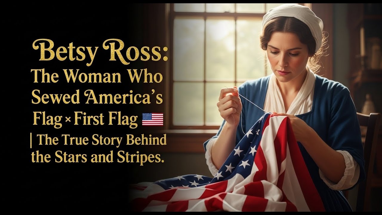 Betsy Ross: The Woman Who Sewed America’s First Flag 🇺🇸 | True Story Behind the Stars and Stripes