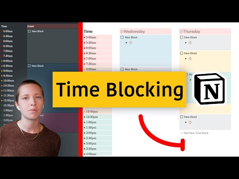 How To Use Time Blocking In Notion