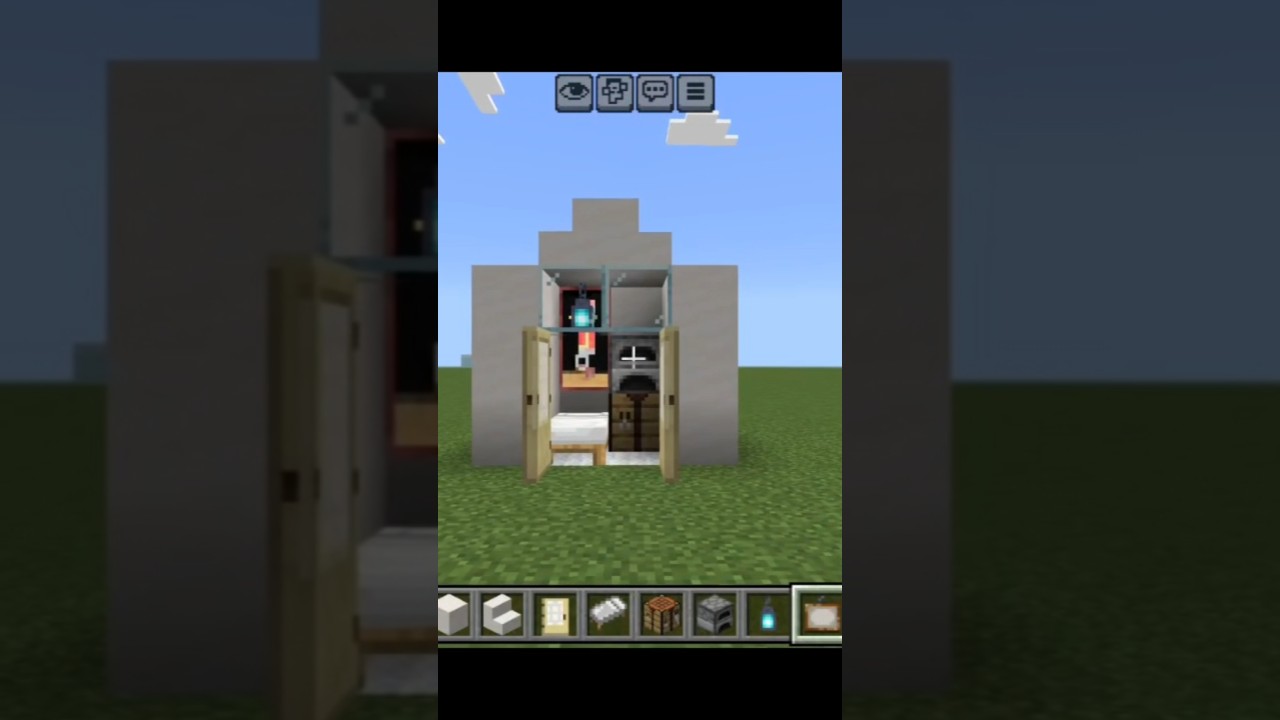 Minecraft Cute Starter House😍🏠 #shorts