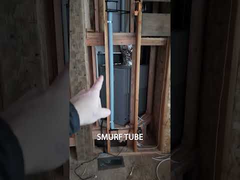 Smurf Tubing for Hiding all TV Wire! #diy #diyhomebuilding #housedesign #home #new #construction
