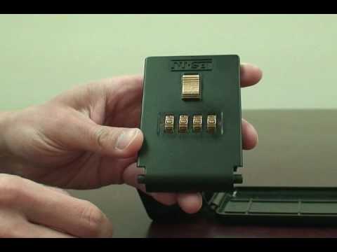 NuSet 2050 LockBox: Lock, Unlock and Reset Lid Combination Instructions