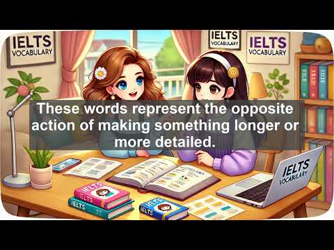 IELTS 8.0 Vocabulary Lesson: Abridge - Meaning, Common errors, Synonyms and Antonyms