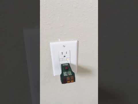 GFCI Receptacle With Alarm! A Great Design For Out Of Sight Areas! - - Home Inspector Explains Why