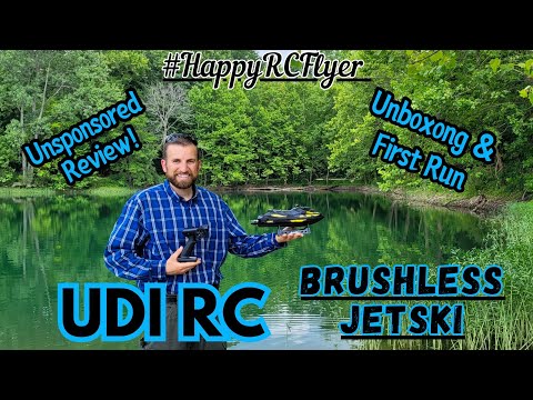 UDI RC Brushless JetSki! (Unsponsored Review!)#JetSki#RC#SummerFun#RCBoat#Review#RCFun#WaterFun