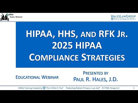 HIPAA, HHS, and RFK, Jr. - Best Compliance Strategy