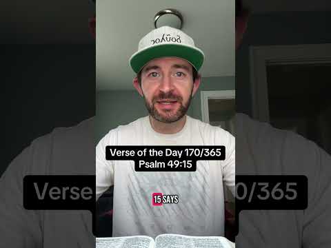 Verse of the Day 170/365 - Psalm 49:15 #bible #bibleverse #verseoftheday