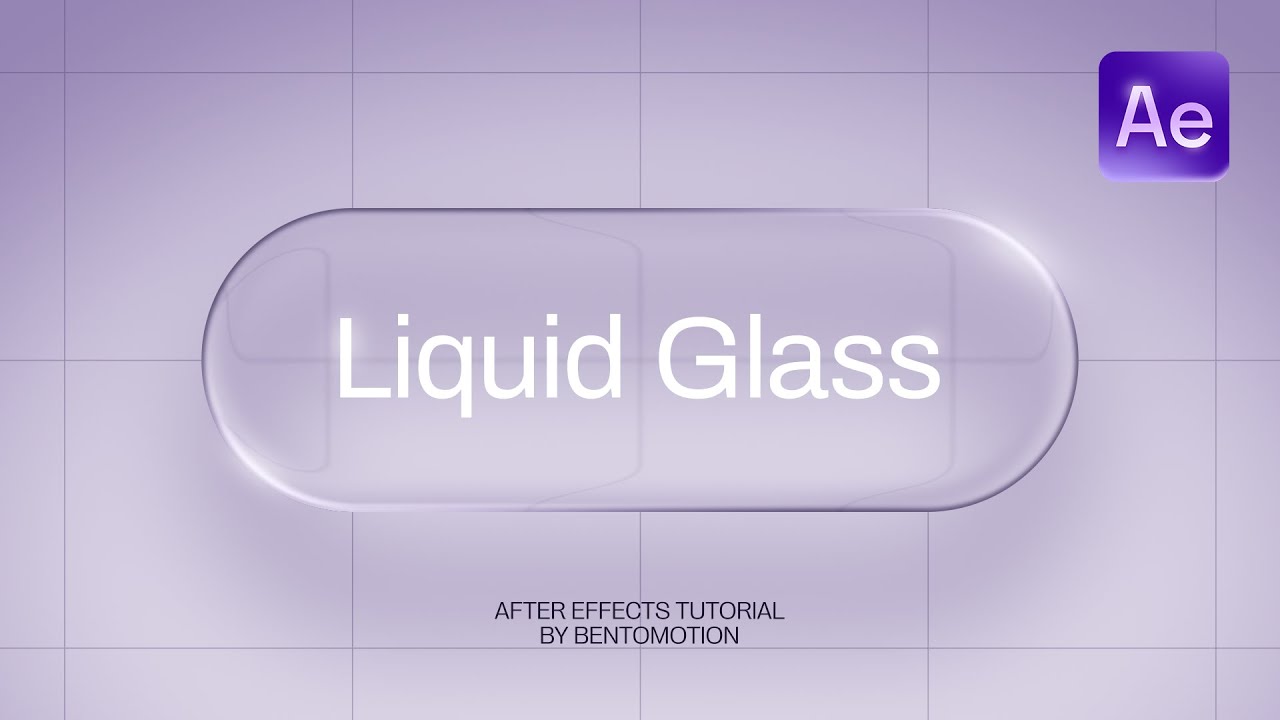 How to Create Apple Liquid Glass UI in After Effects + 13 Free Animations!