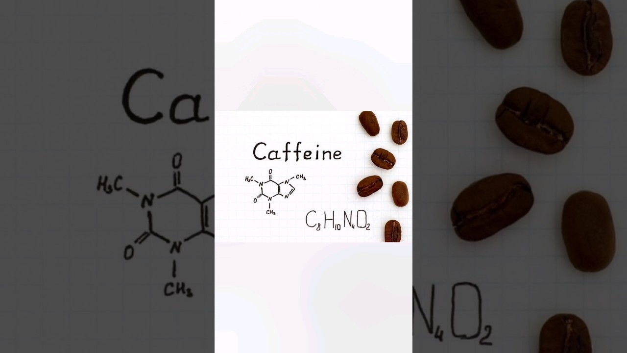 Caffeine Structure and Molecular Formula ✌🏻#shorts #youtubeshort #youtube #viral