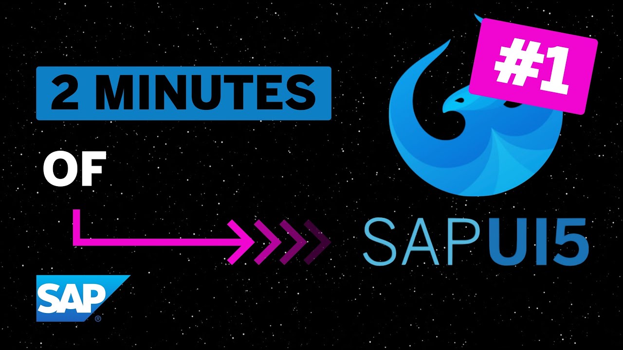 SAPUI5: Getting Started, XML Views (#1)