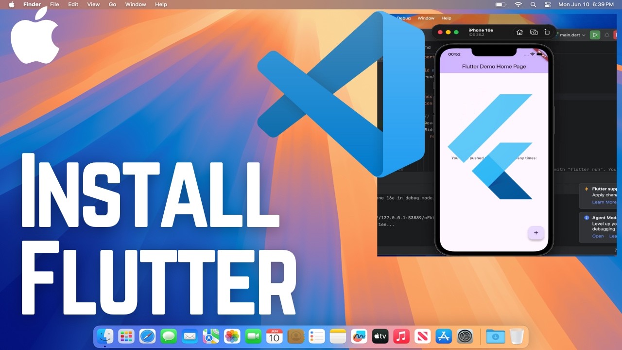 How to Install Flutter with VSCode on Mac | Android  | iPhone Simulator (M1, M2, M3, M4, M5) (2026)