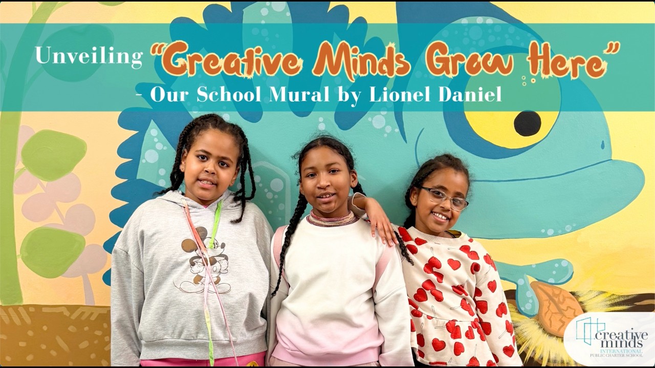 “Creative Minds Grow Here” Mural Unveiling - Artist Lionel Daniels