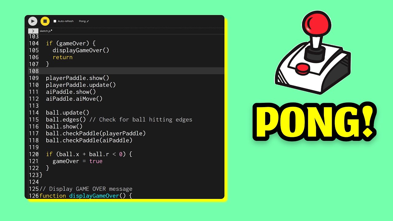 How I Coded Pong in JavaScript
