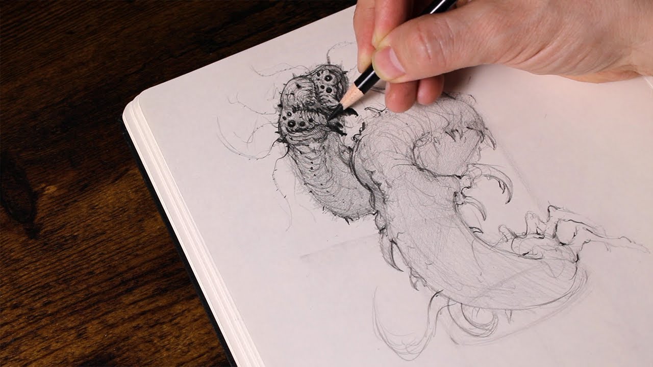 CREATE Creepy Creatures Using Cylinder Drawings!