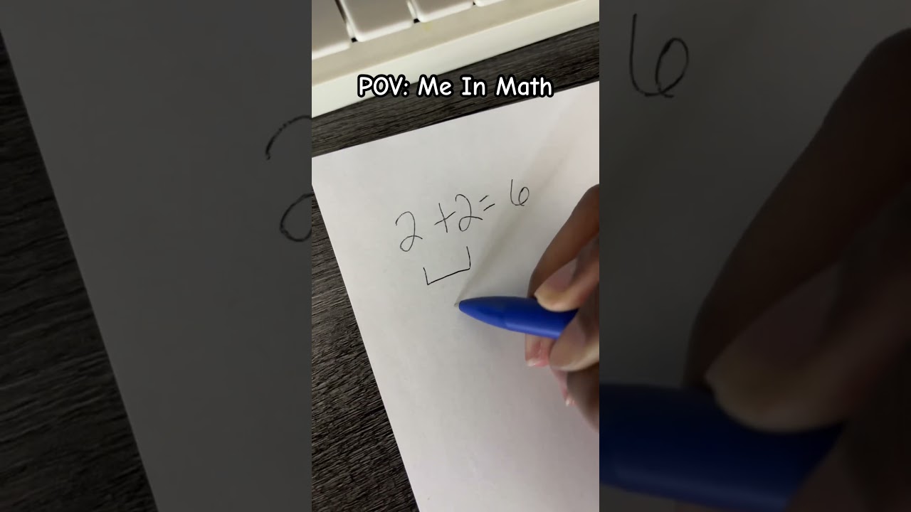 POV: Me in math class 💀😂 #funny #viral #school