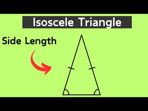 Finding the side length of an isosceles triangle-Geometry Help