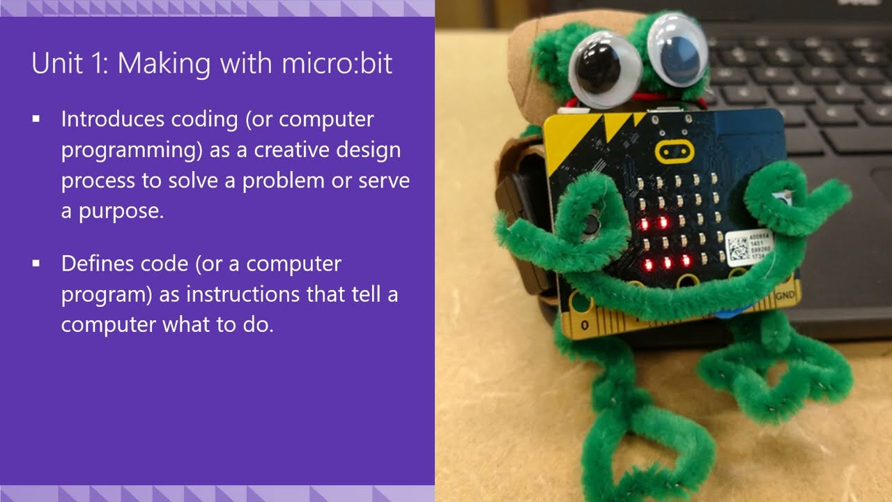 Educator quick start video - Unit 1 Making