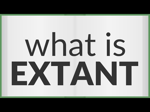 Extant | meaning of Extant