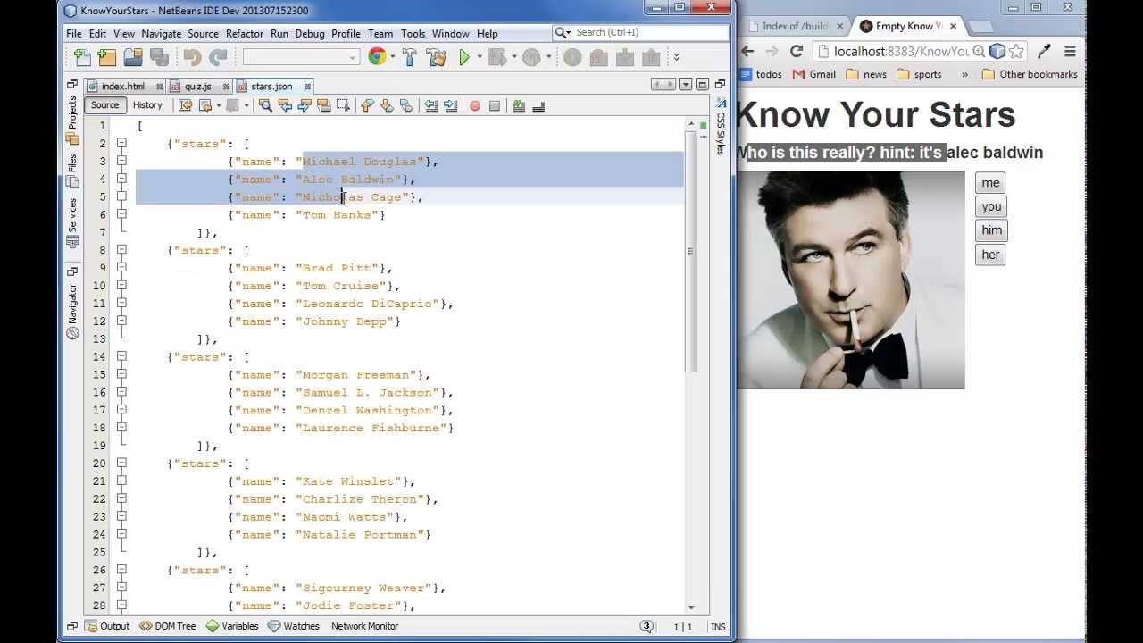 KnockoutJS Demo Part 2 - JSON