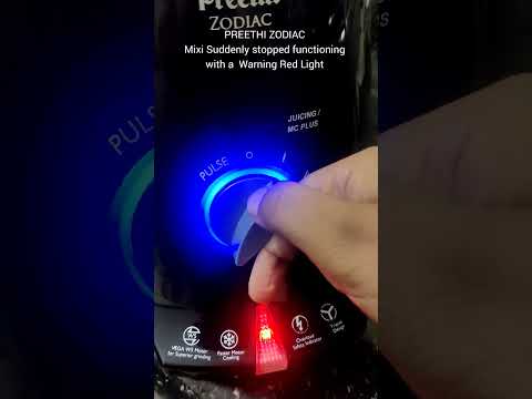 Red light on your PREETHI ZODIAC Mixi |Mixi Suddenly stopped working-Overload⚠️ | How to Correct it?